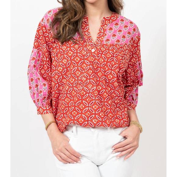 ivy jane | Tops | New Ivy Jane Ivy Jane Celestia Top In Red | Poshmark